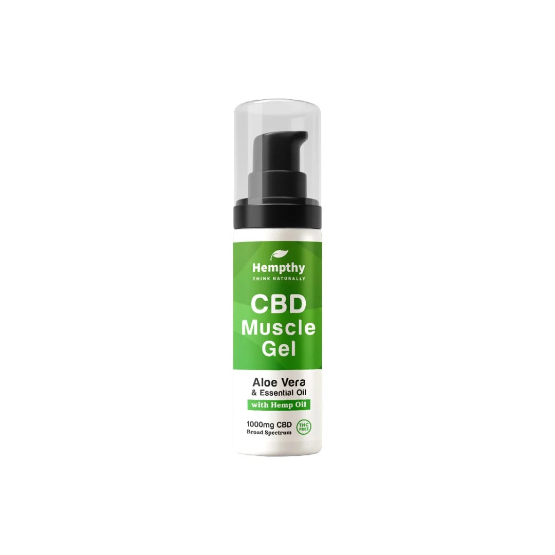 Hempthy CBD Muscle Gel 1000mg Relief for Sore Muscles – CBD Direct